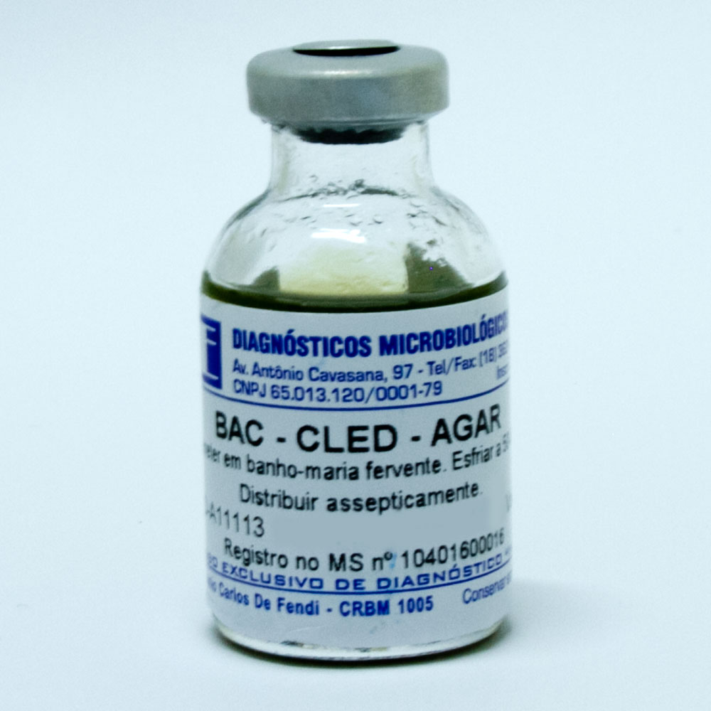 CLED AGAR 20 ml - DME - Diagnósticos Microbiológicos Especializados