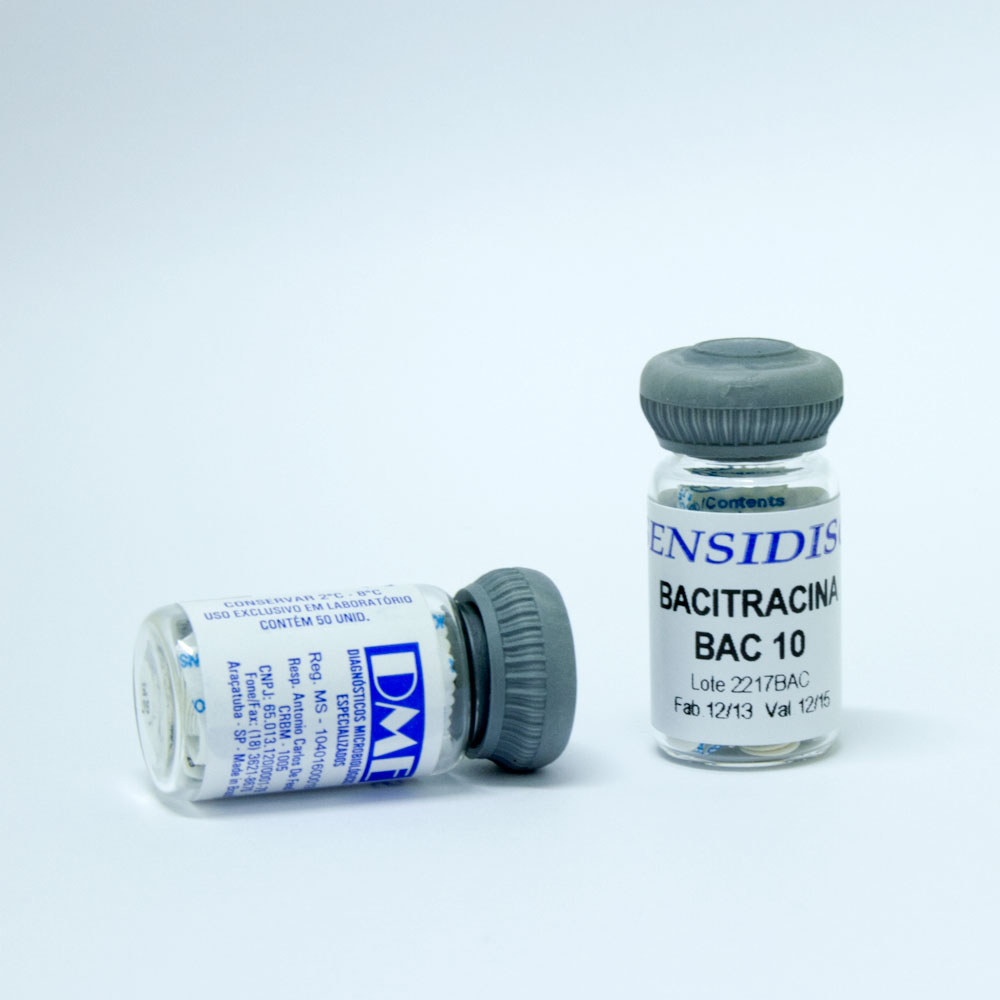 SENSIDISC BACITRACINA BAC 10 - DME - Diagnósticos Microbiológicos ...